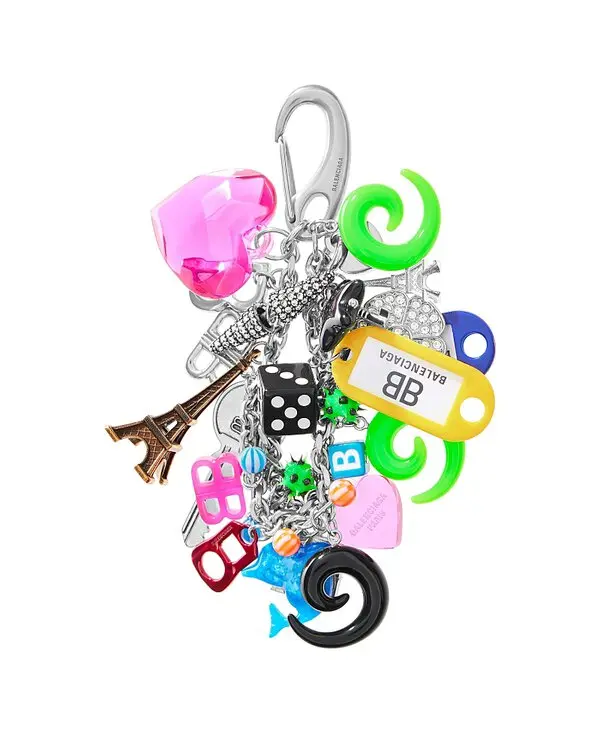 Balenciaga Pigalle Collector Bag Charm / Keychain - Silver