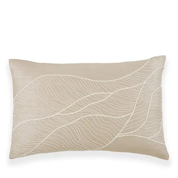Donna Karan New York Dune Embroidered Standard Sham - Taupe