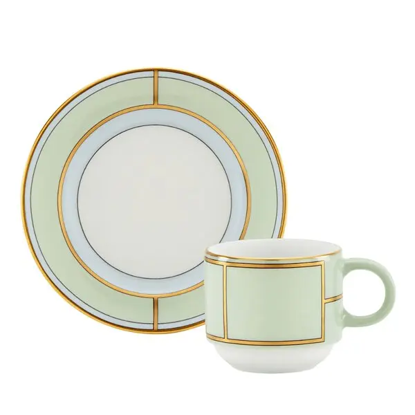 GINORI 1735 Colonna Diva Coffee Cup - Verde