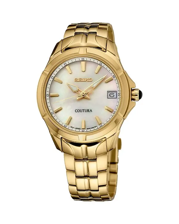 SEIKO Coutura Watch - White/gold
