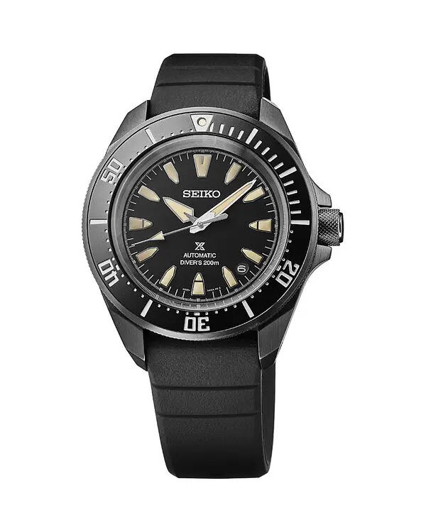 SEIKO Prospex Diver 42mm Watch - Black/black