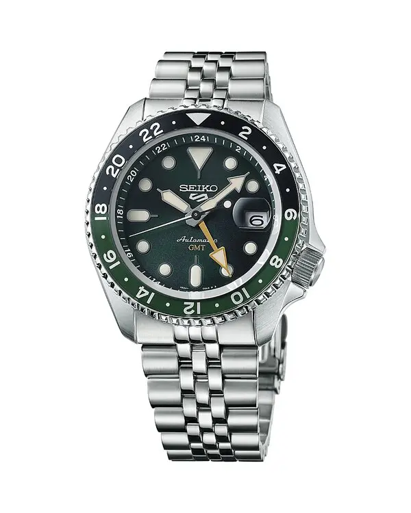 SEIKO 5 Sports Gmt Watch - Green/silver
