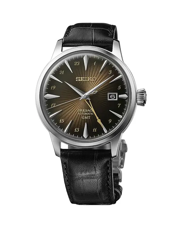 SEIKO Presage 41mm - Brown/black