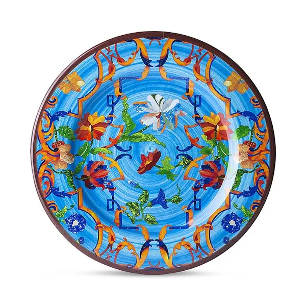 MARIO LUCA GIUSTI Melamine Pancale Dinner Plate - Blue