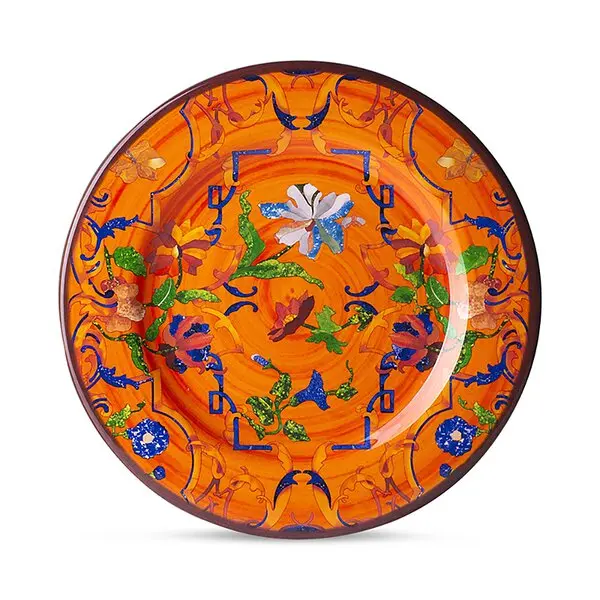 MARIO LUCA GIUSTI Melamine Pancale Dinner Plate - Orange