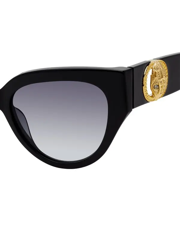 Kurt Geiger 60mm Cat Eye Sunglasses - Black | Editorialist