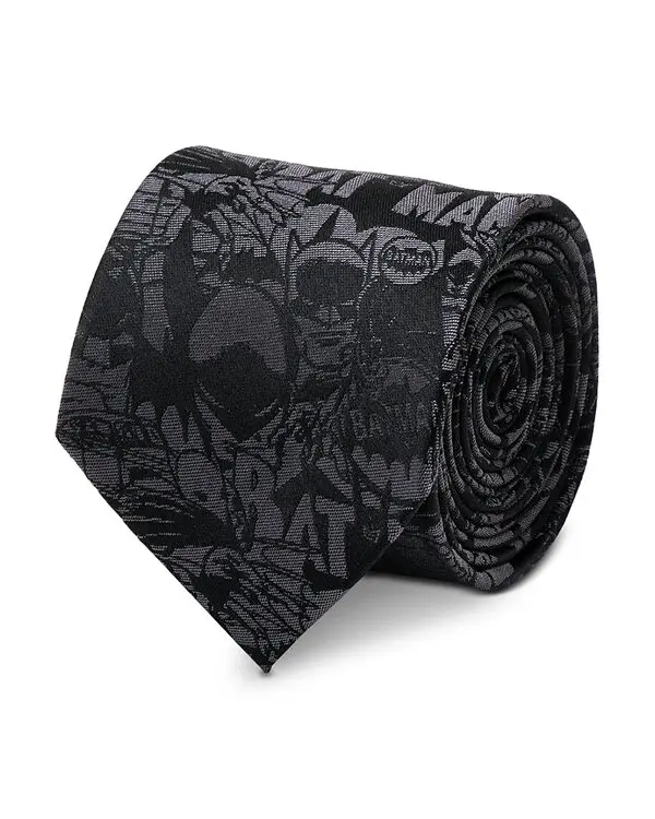 CUFFLINKS, INC. Batman Comic Silk Tie - Black