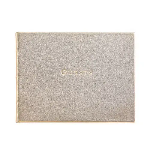 GRAPHIC IMAGE Guest Book - White Gold