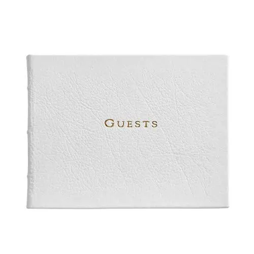 GRAPHIC IMAGE Guest Book - White