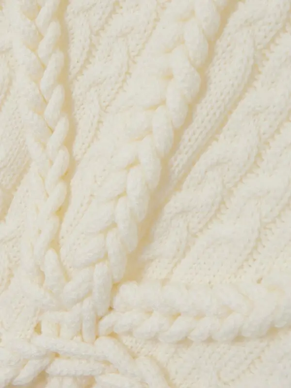 Loewe Anagram Cable-knit Wool Vest