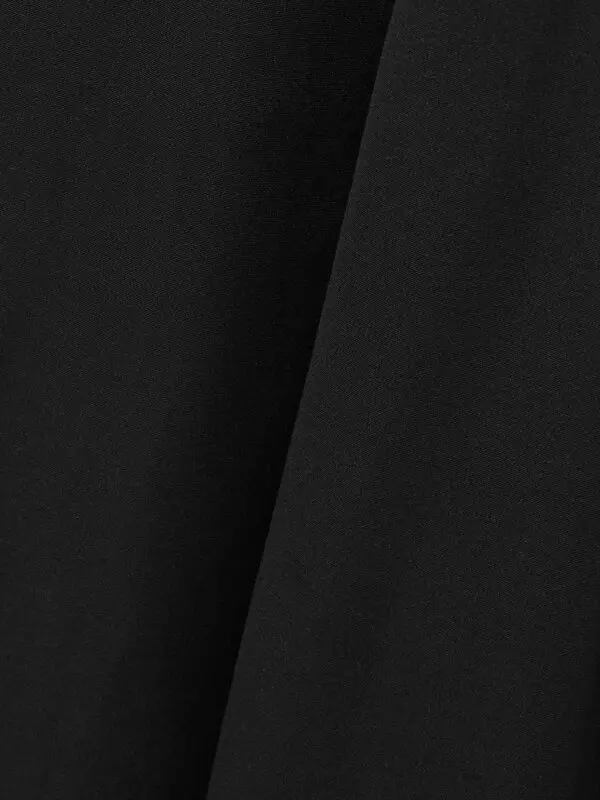 Staud Hopper Stretch-jersey And Pleated Faille Maxi Dress