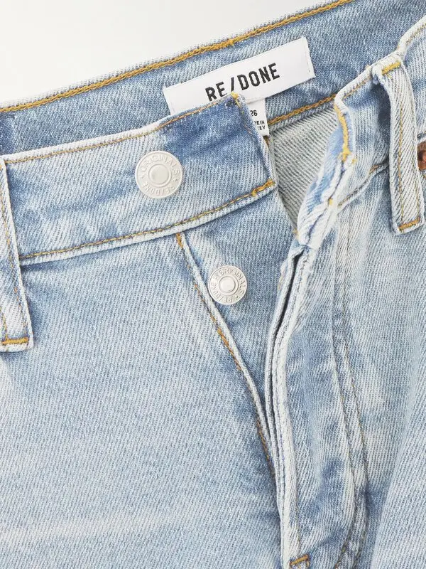 RE/DONE Mid-rise Wide-leg Jeans
