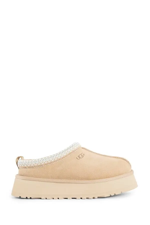UGG Tasman Leather Slides - Beige