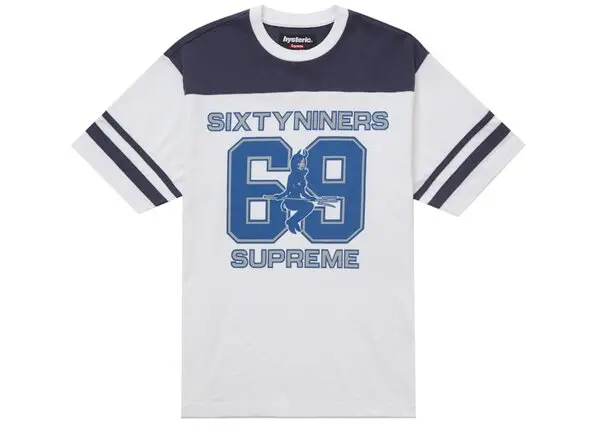 Supreme Hysteric Glamour 69 Football Top - White