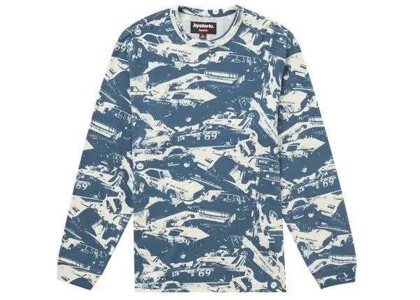 Supreme Hysteric Glamour Cars Thermal - Teal