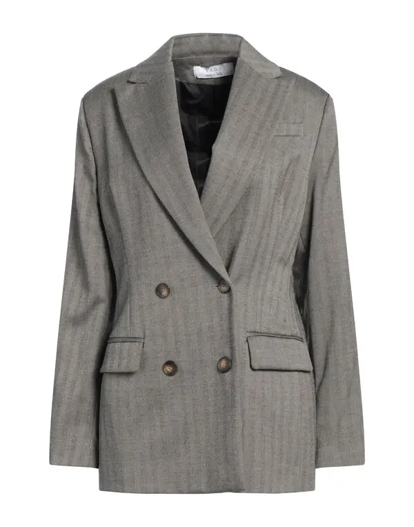 KAOS Herringbone Flannel Blazer - Black
