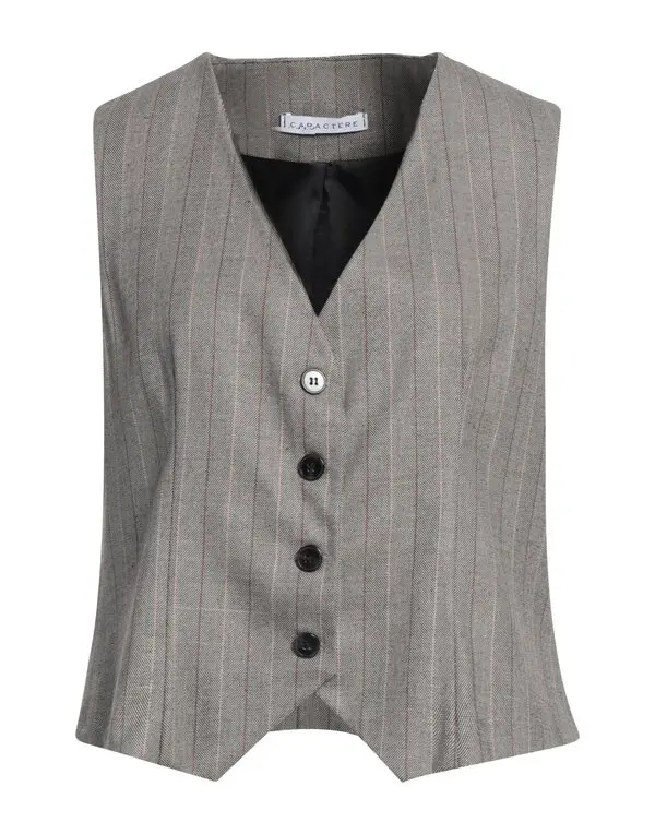 CARACTÈRE Tailored Herringbone Vest