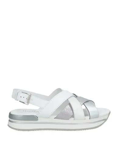 Hogan Leather Sandals - Off White