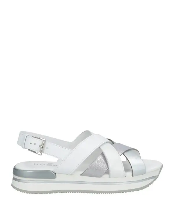 Hogan Leather Sandals - Off White