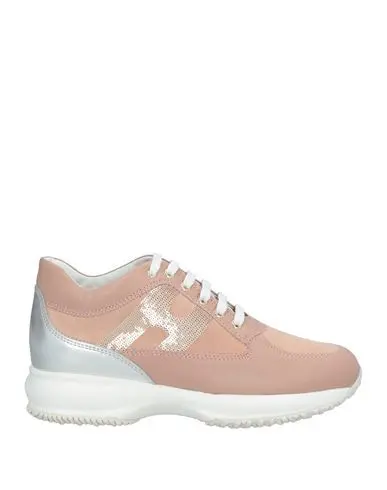 Hogan Low-top Leather Sneakers - Blush