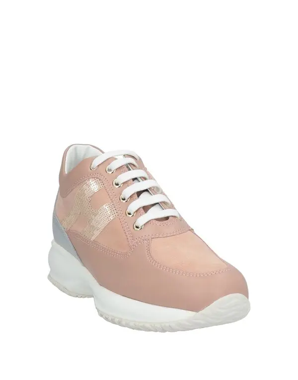 Hogan Low-top Leather Sneakers - Blush
