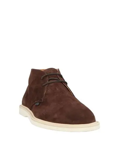 Hogan Ankle Boots In Leather - Brown
