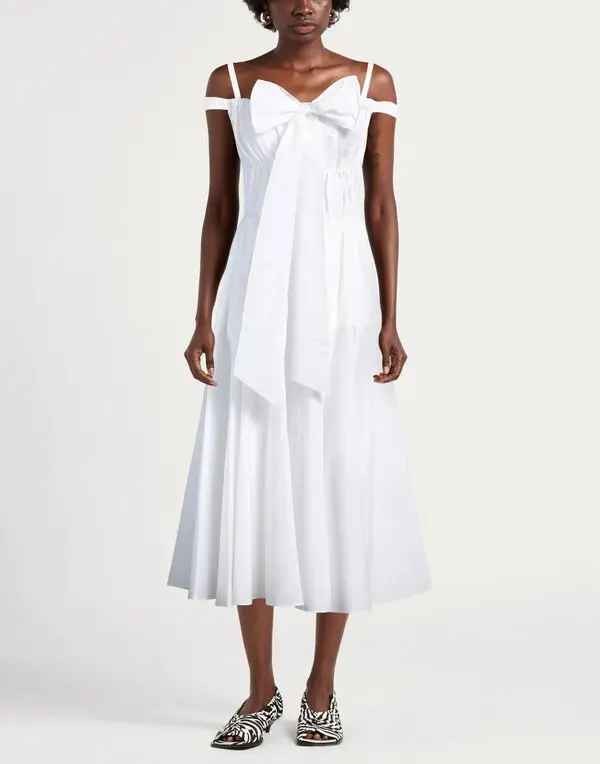 PATOU Flared Maxi Dress - White