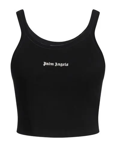 Palm Angels Cotton Tank Top - Black