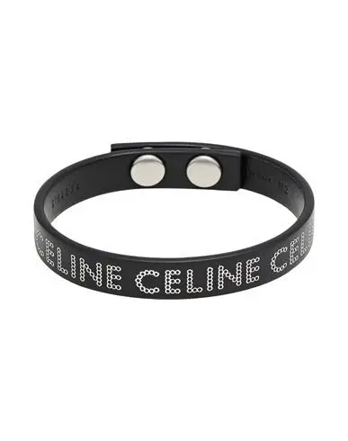 Celine Leather Bracelet - Black