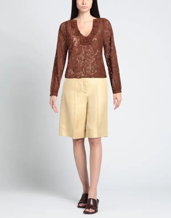 CONNOR & BLAKE Lace Top - Brown