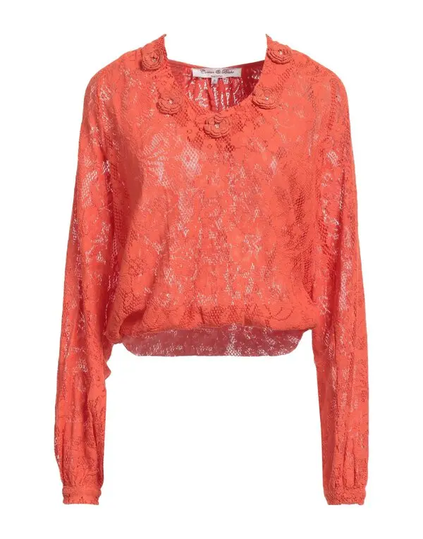 CONNOR & BLAKE Lace Top - Orange