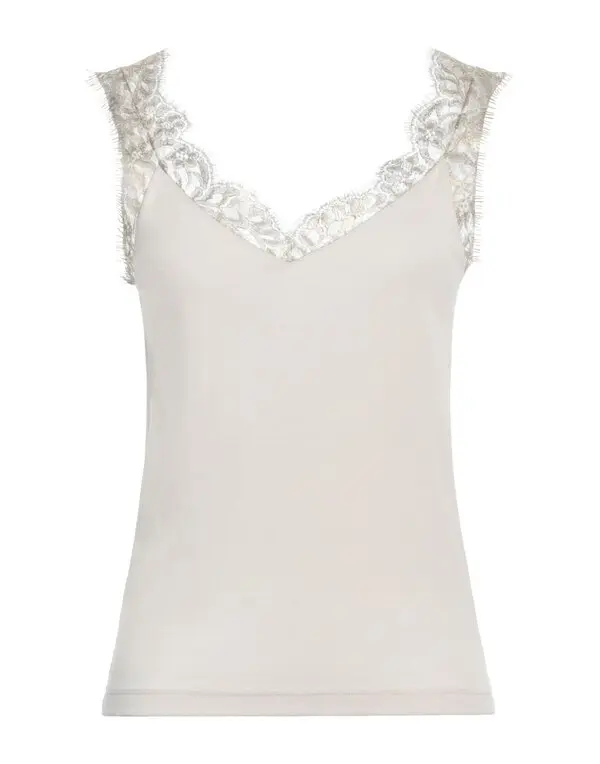 Fabiana Filippi Sleeveless Top With Lace Detail