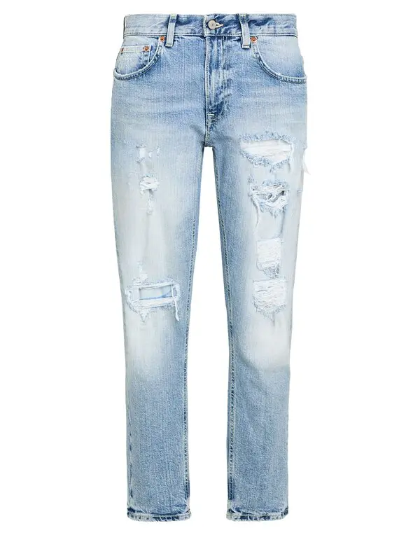 Dondup Mila Tapered Jeans In Blue 83% Off Editorialist