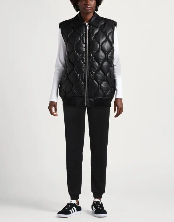 DONDUP Cotton Terry Track Pants With Embroidered Logo - Black
