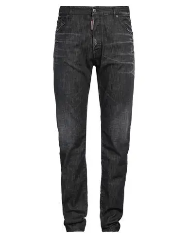 Dsquared2 Tapered Jeans With Logo - Black