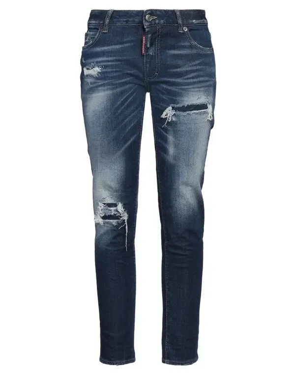Dsquared2 Tapered Jeans With Distressed Detail - Blue