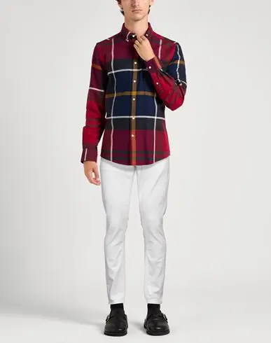 DONDUP Stretch Gabardine Straight Leg Pants - White