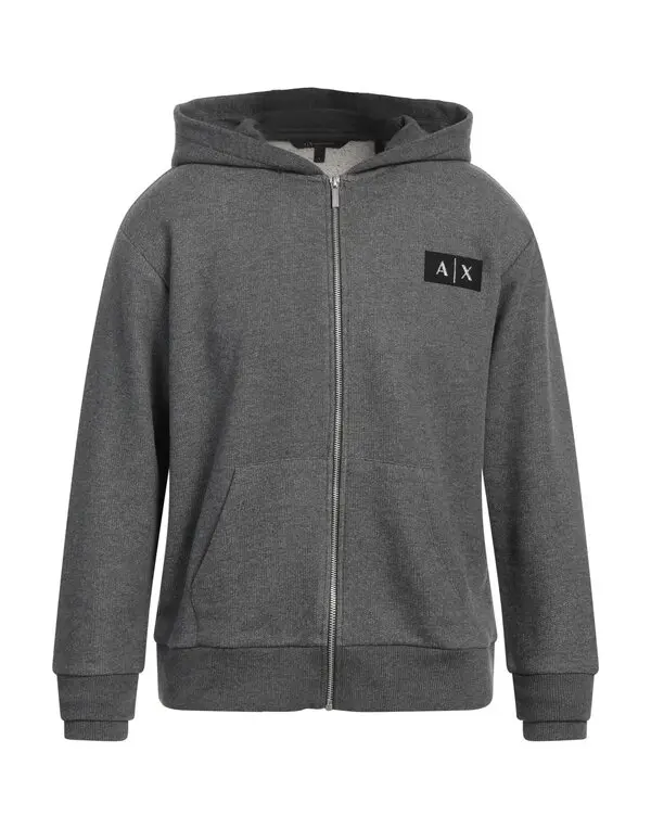 Armani Exchange Cotton-blend Fleece Sweatshirt - Grey