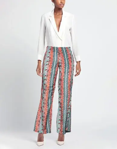 CONNOR & BLAKE Flared Floral-print Pants