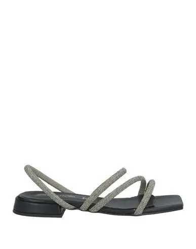 PREGUNTA Woven Sandals With Crystals