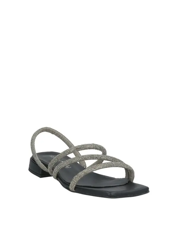 PREGUNTA Woven Sandals With Crystals