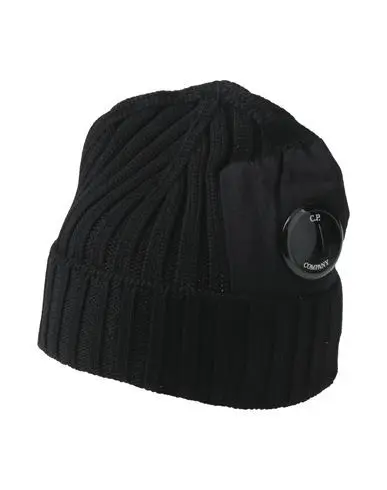C.P. COMPANY Wool-blend Beanie - Black