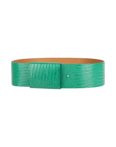 Liviana Conti Leather Corset Belt - Green