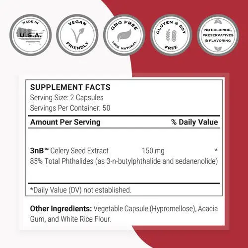 SUPERSMART Celery3nb 150mg Per Day