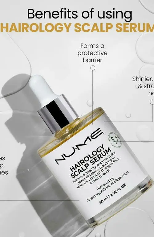 NUME Vegan Scalp Support Serum | Daily Care For Thinning Hair