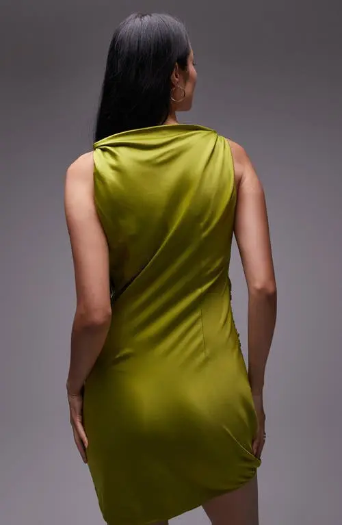 green satin dress topshop Topshop Satin Emerald Dress (0) – Somewear