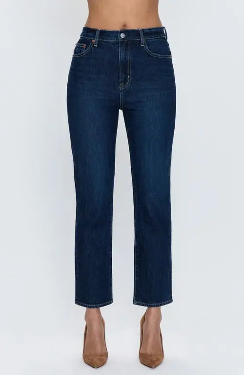 PISTOLA Bri High-waist Straight Leg Ankle Jeans