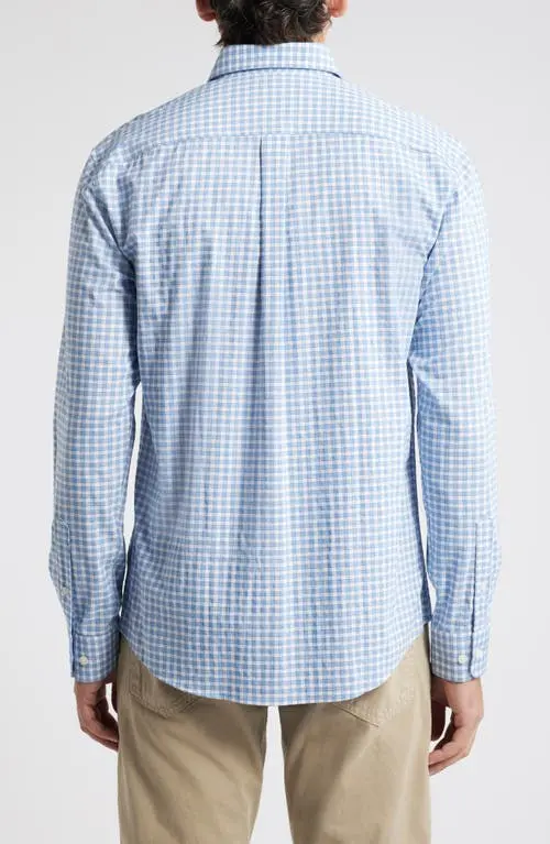 Johnnie-o Westwood Plaid Button-up Shirt - Navy