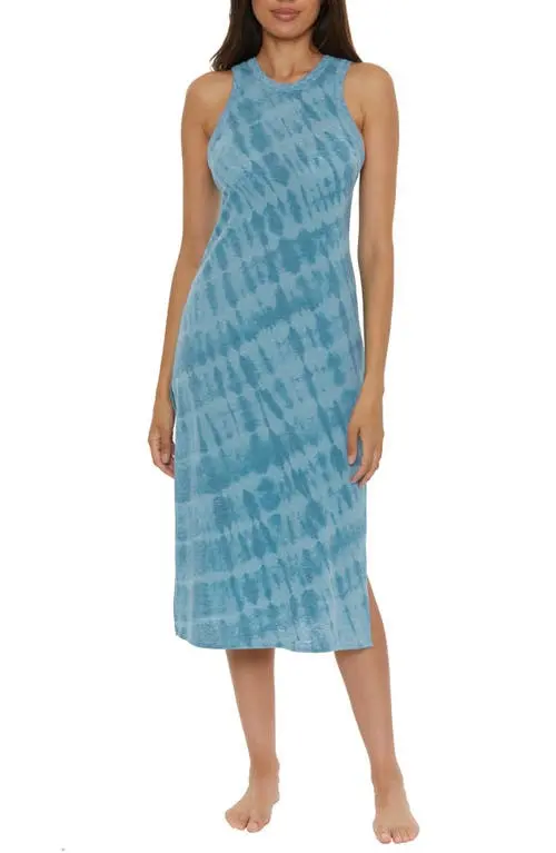 BECCA® By Rebecca Virtue Trinidad Sleeveless Cover-up Midi Dress - Lagoon