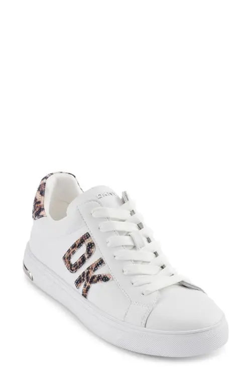 Dkny Abeni Lace-up Sneakers - White/ Natural